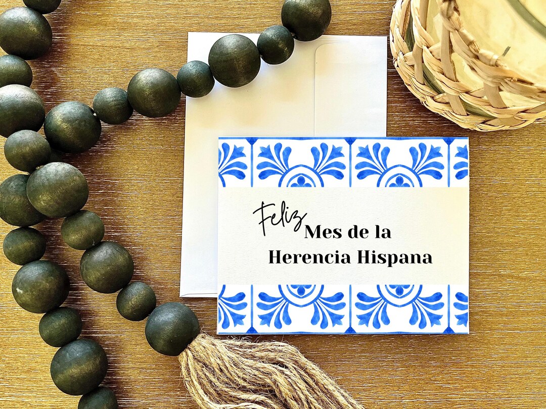 Card for Hispanic Heritage Month / Feliz Mes De La Herencia Hispana ...