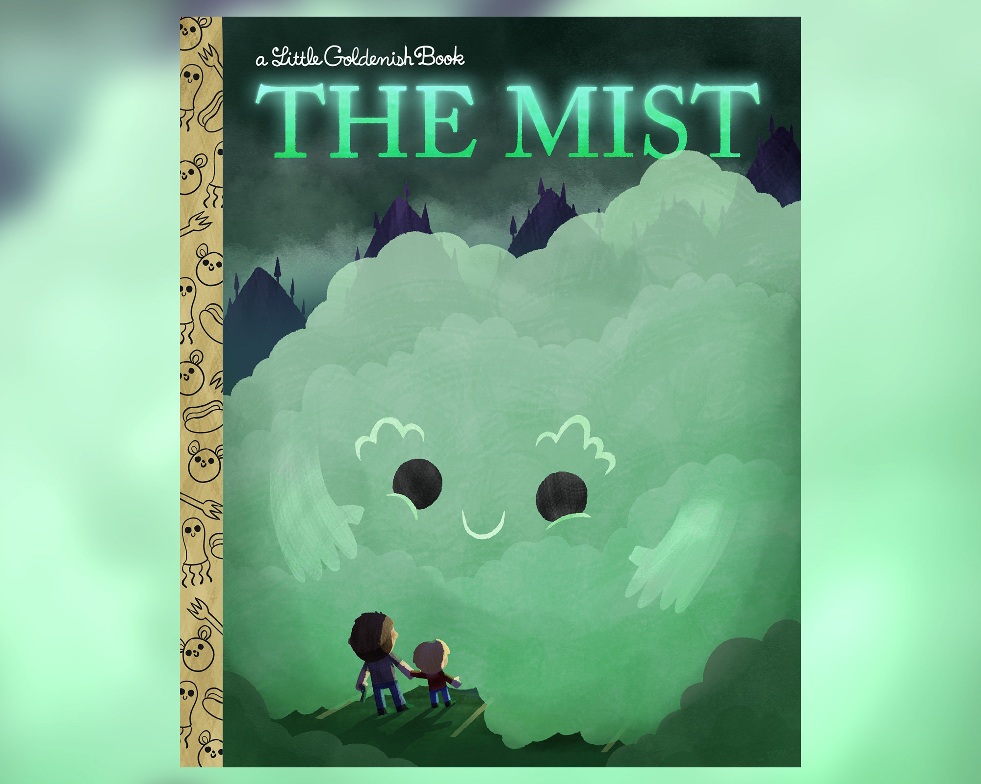The Mist A Little Goldenish Book Cover not Full Book - Etsy