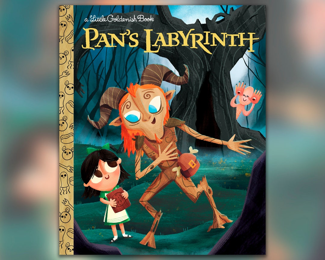 Pan's Labyrinth - A Little Goldenish Book Cover (not Full Book) - Etsy