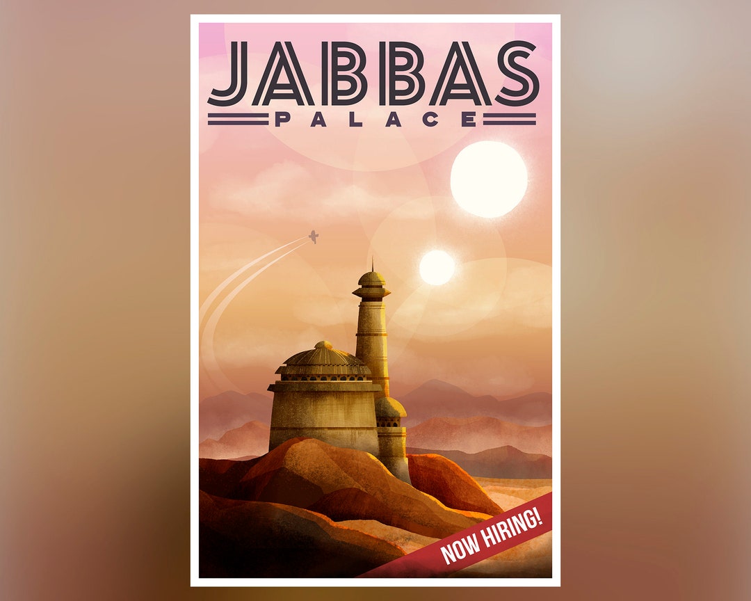 Jabba's Palace Travel Poster - Etsy