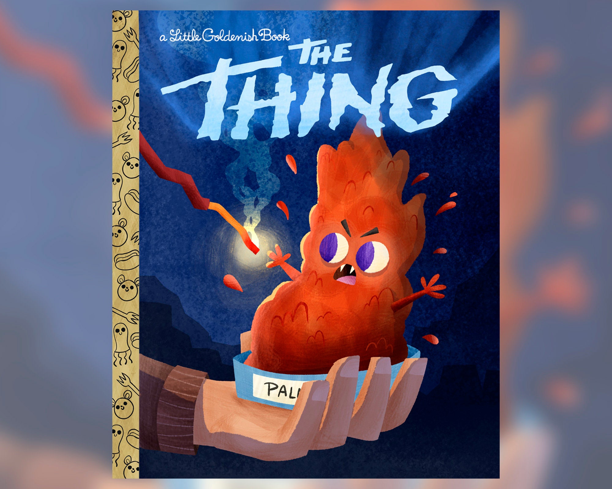 The Thing A Little Goldenish Book Cover not Full Book - Etsy