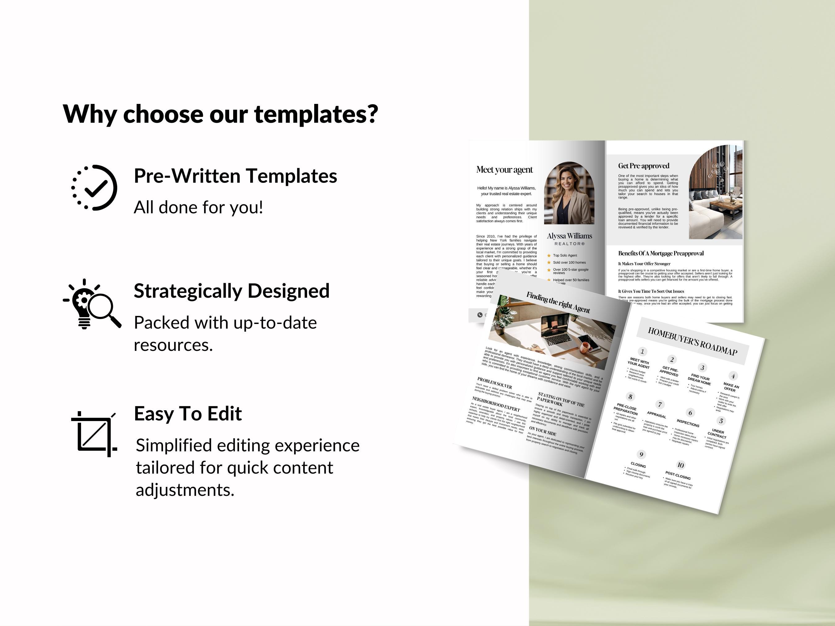 Real Estate Buyer Seller Guide Template Bundle, Luxury Real Estate ...
