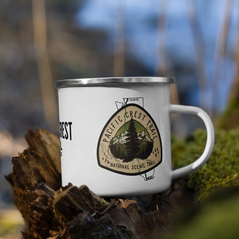 Pacific Crest National Scenic Trail Durable Enamel PCT Camp Mug Outdoor ...