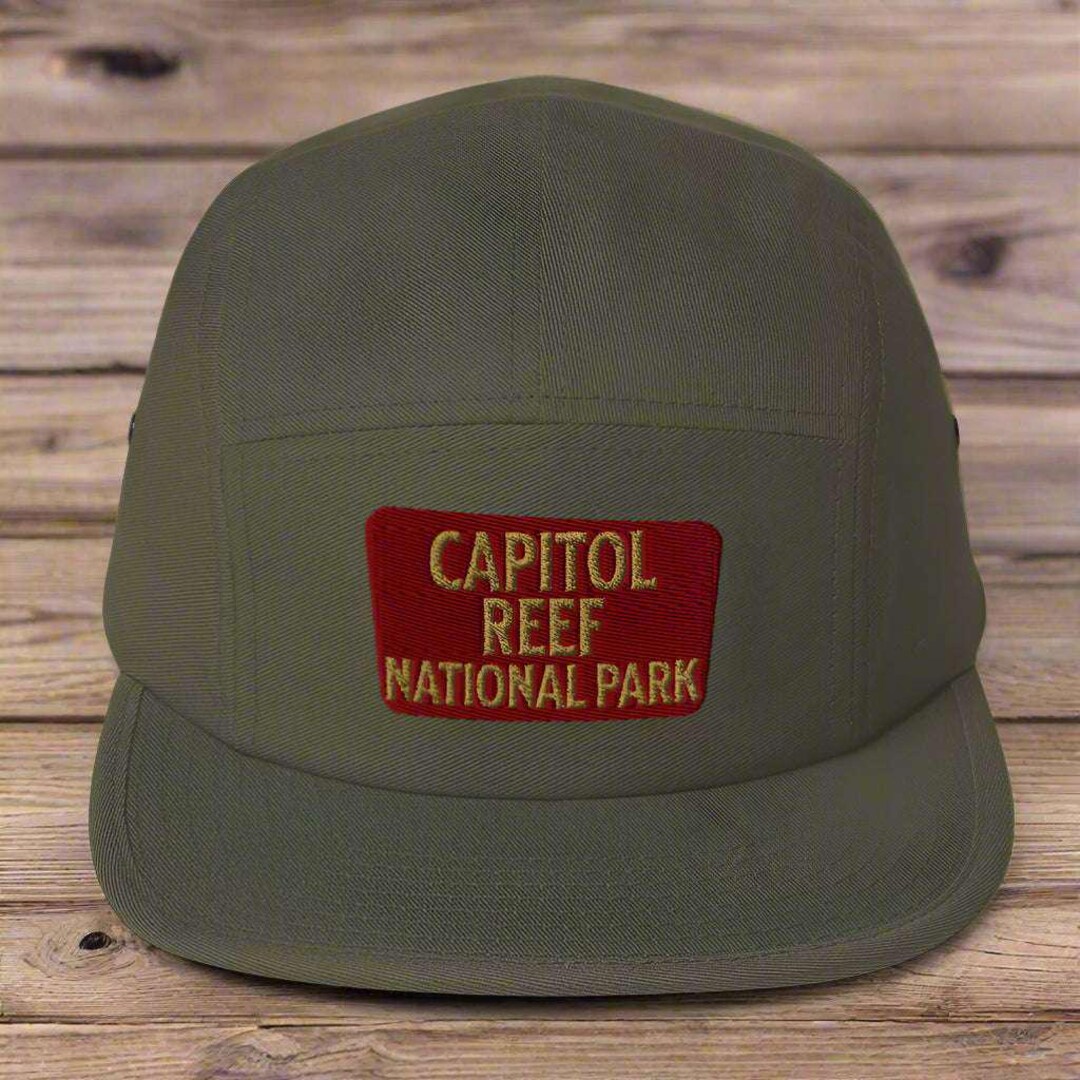 Capitol Reef National Park 5-panel Hat - 5-panel Hat - Adjustable Nylon ...