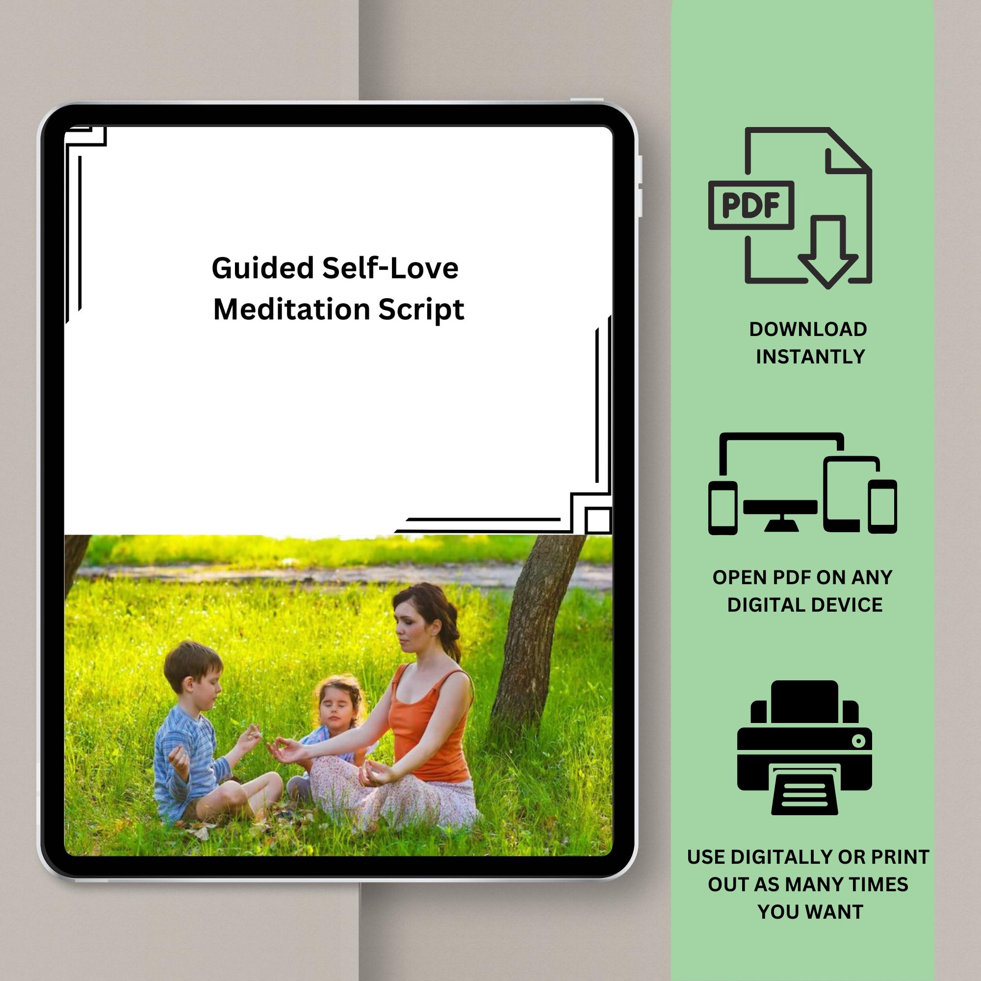 200 Guided Meditation Script Bundle, Mindfulness Tool for Personal or ...