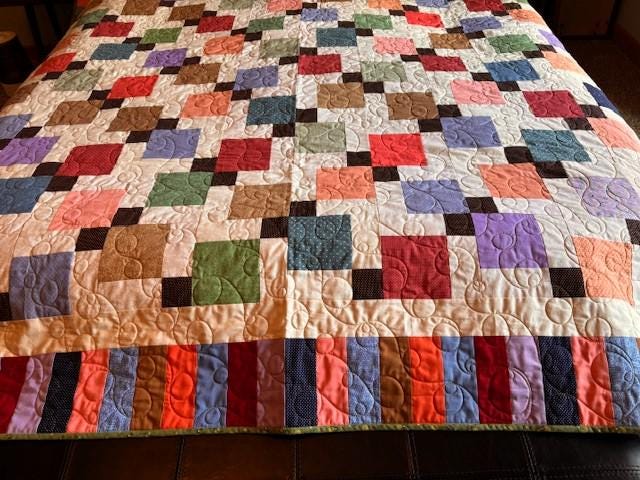 Handmade Patchwork Quilt - Etsy