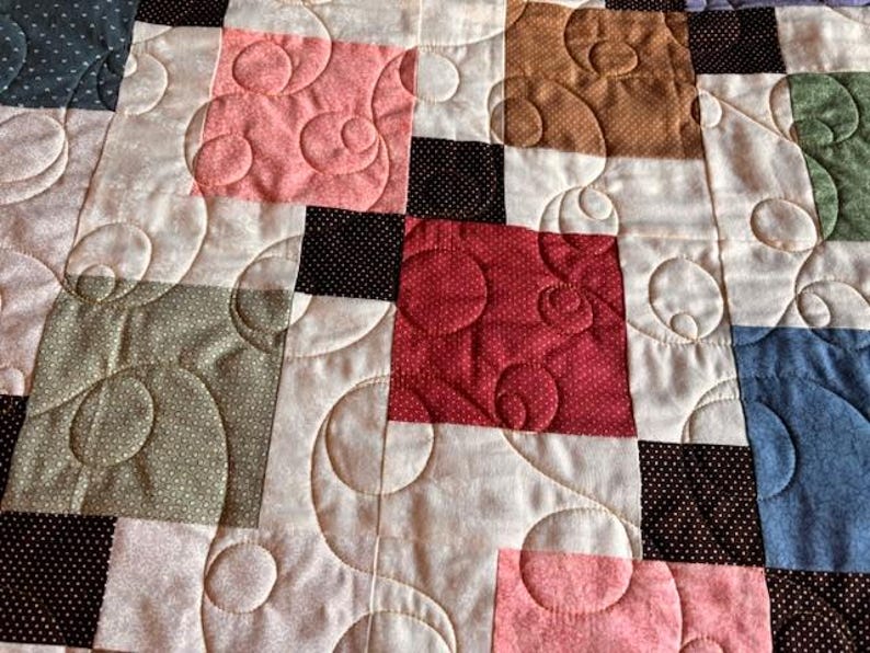 Handmade Patchwork Quilt - Etsy