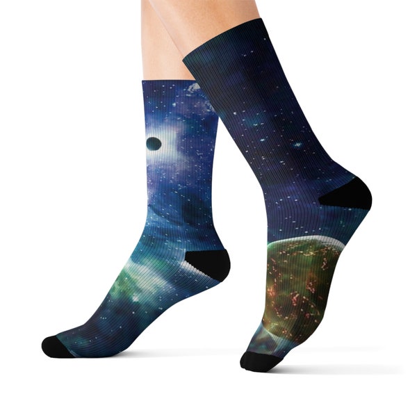 Galaxy Socks - Etsy