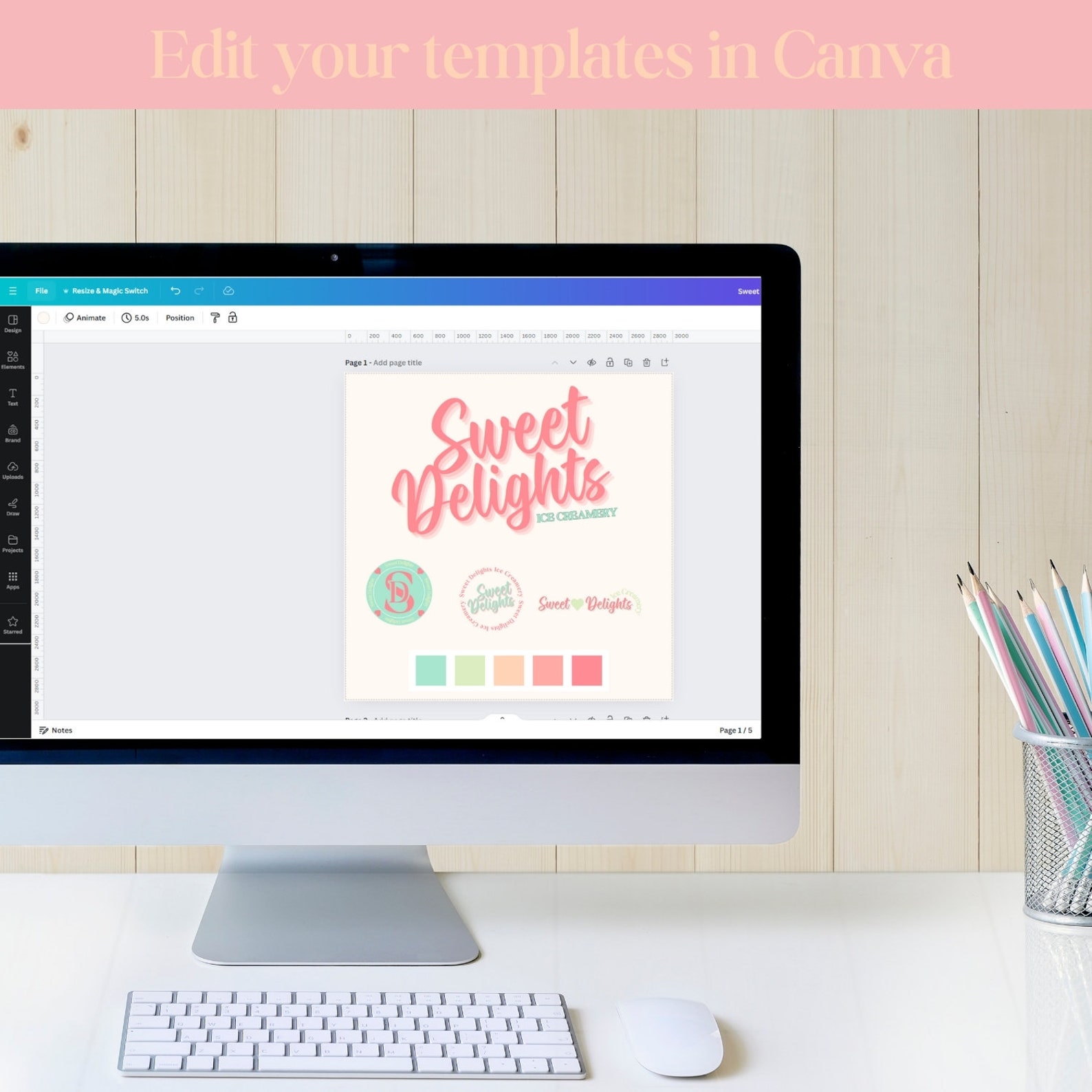 Logo Design Template - Logo Template - Canva Logo - Canva Logo Template ...