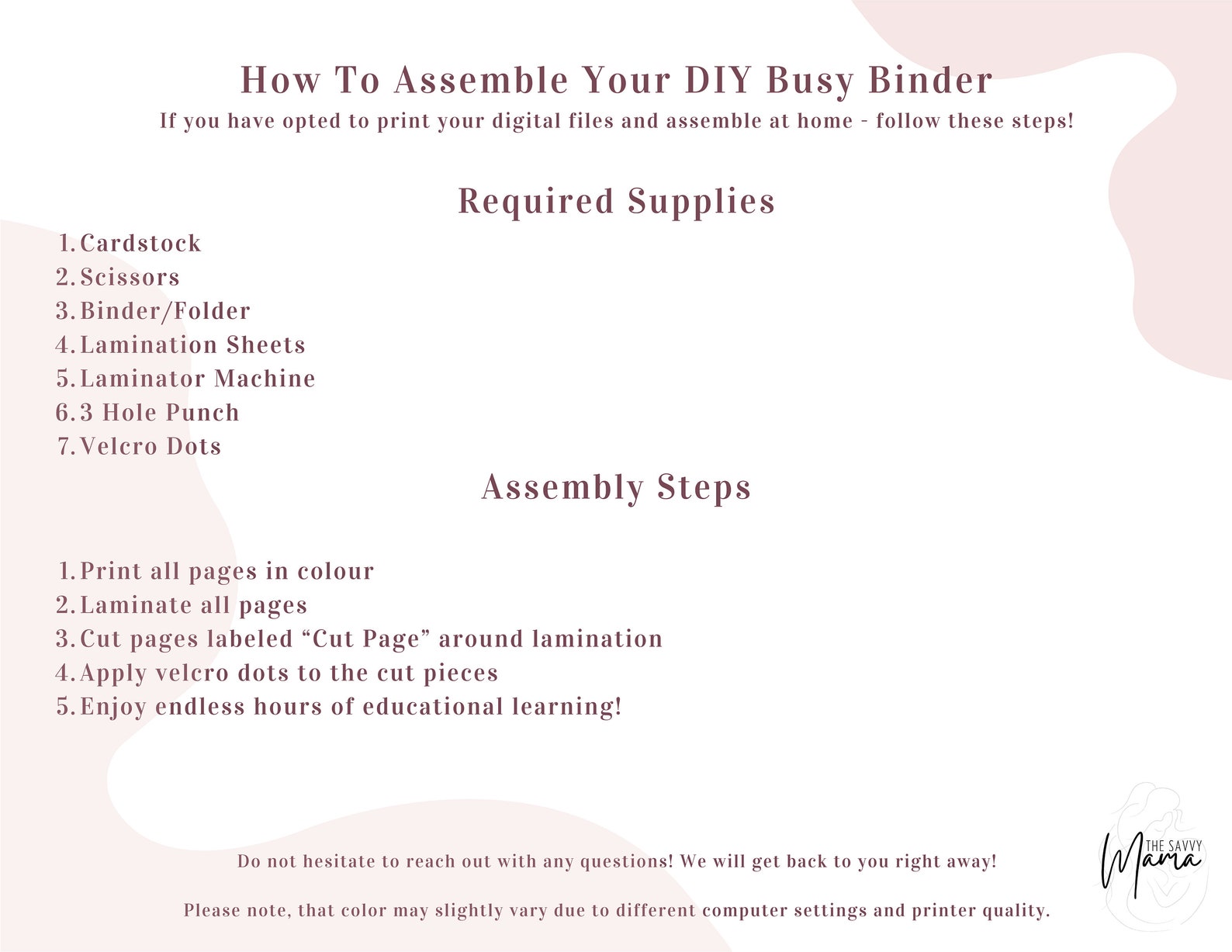 Digital Download Flags Activity Sheet Busy Book Binder for Children ...