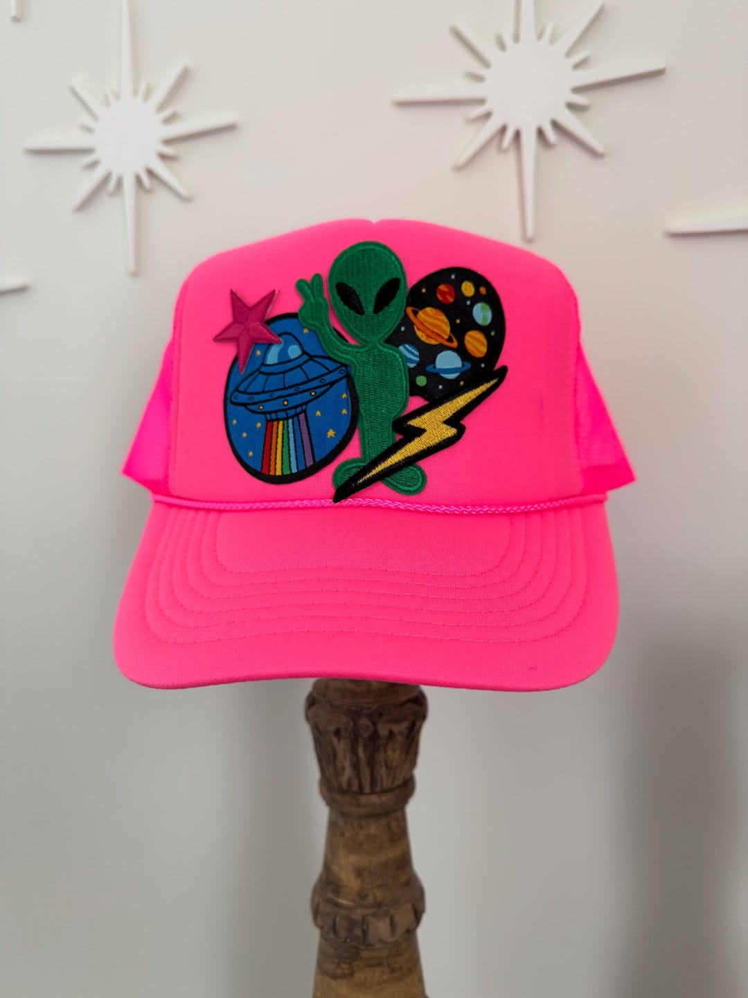 Patch Trucker Hat, Alien, Outer Space - Etsy