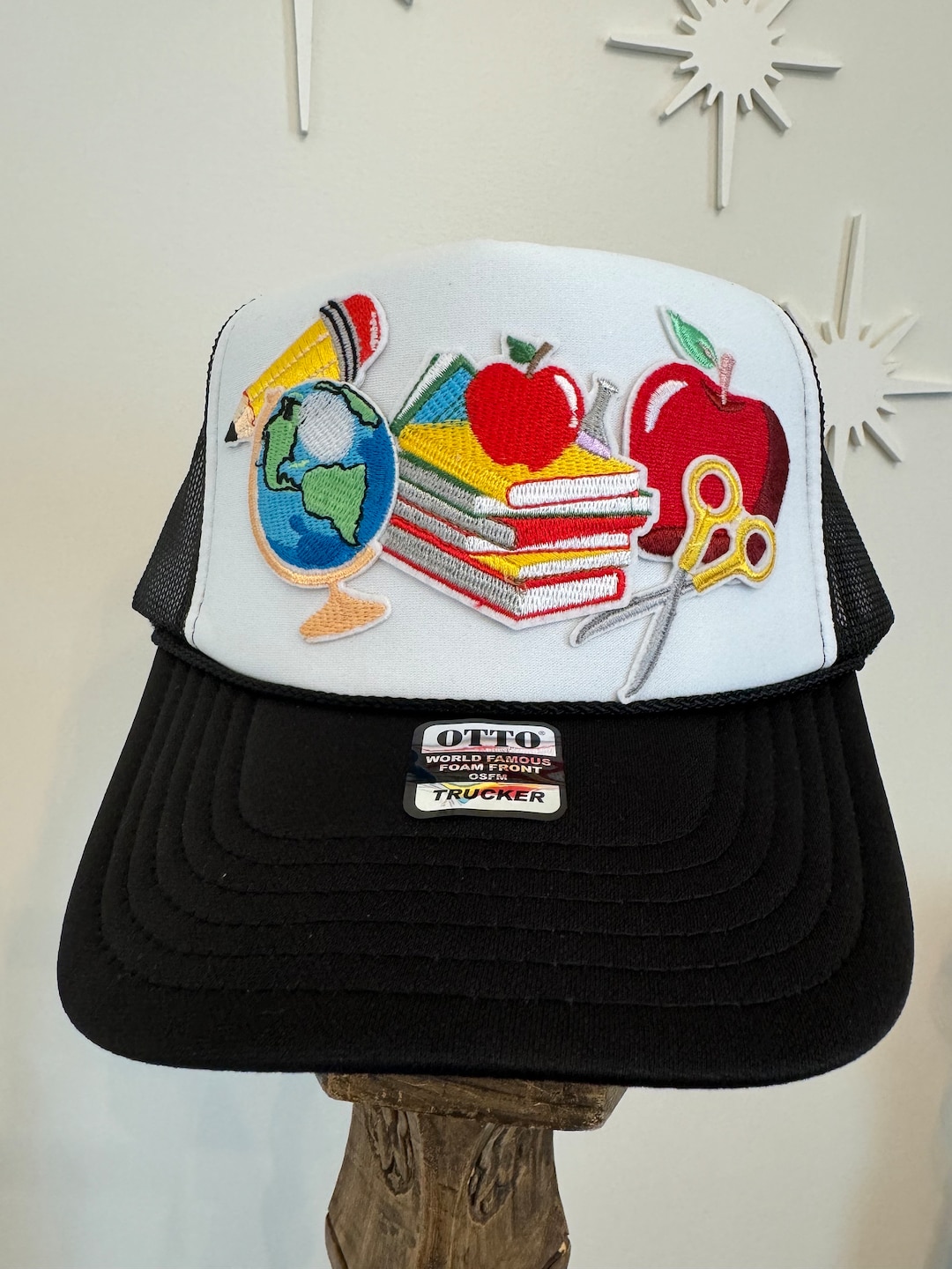 Teacher Patch Trucker Hat, Otto Brand - Etsy