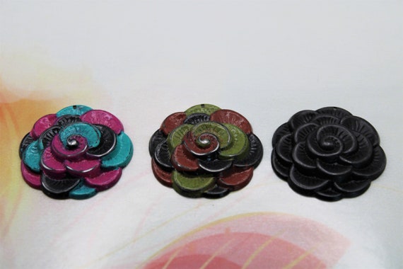 Vintaj Arte Metal Blooming Flower Pendant AP0011 1 Piece Craft Supplies ...