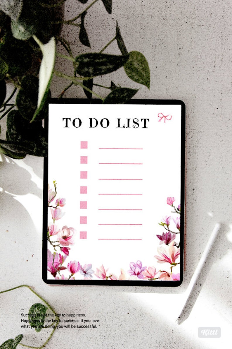 To Do List, Daily Planner, Daily Schedule, Notes, Planner, Digital ...
