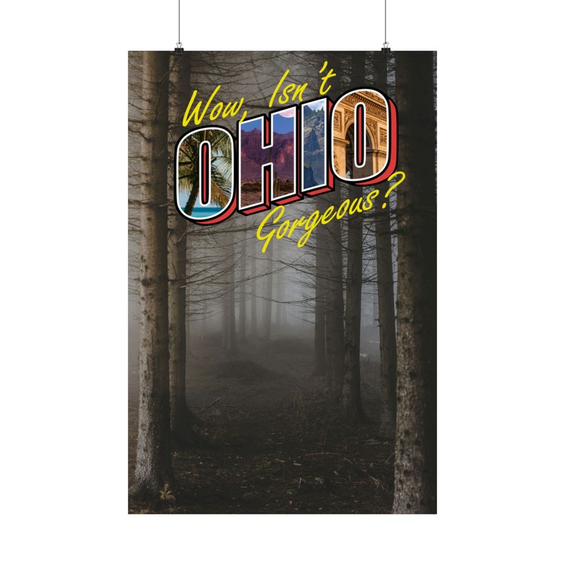 Scary Ohio Poster - Etsy