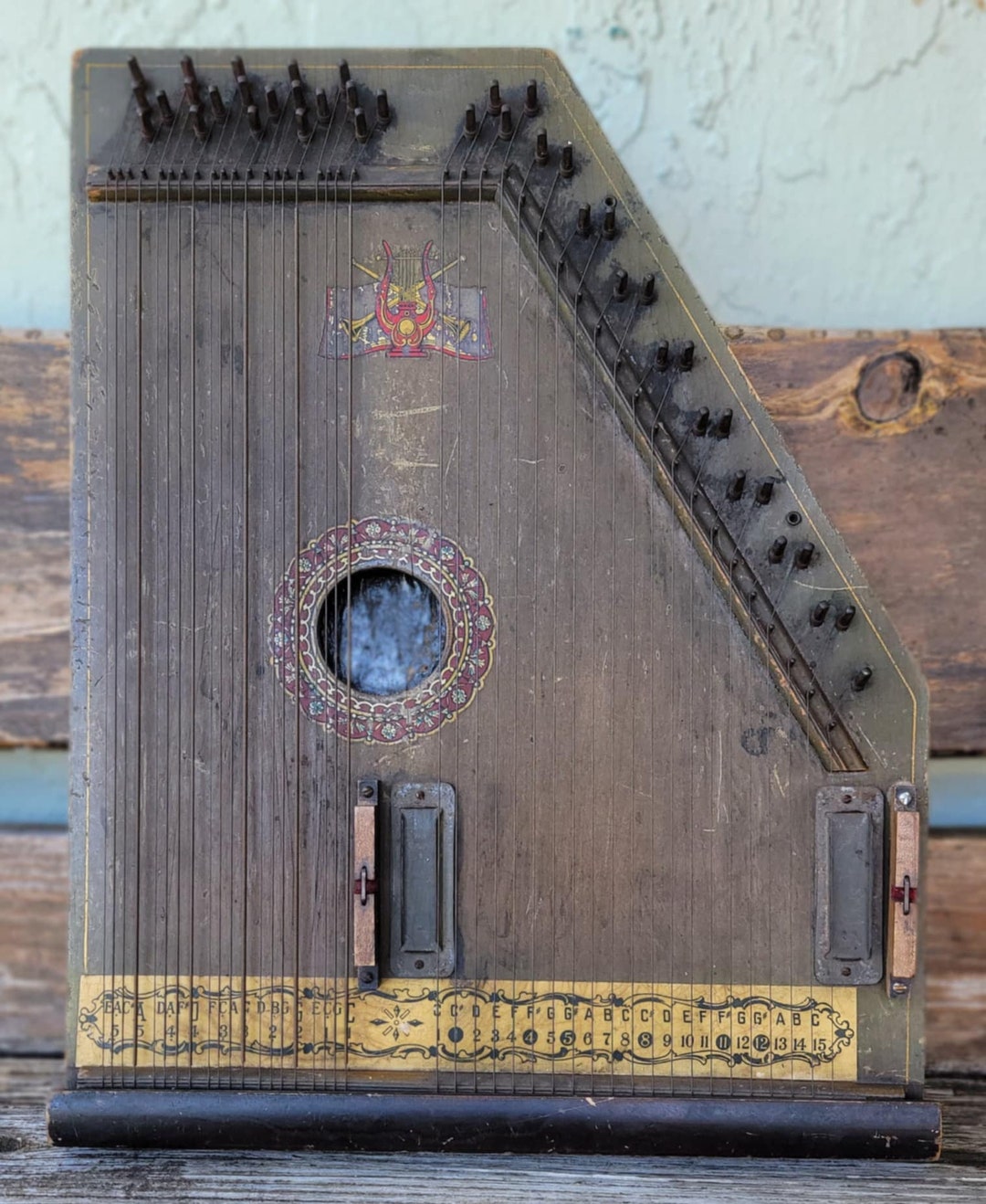 Vintage Schmidt American Lap Harp, Mandolin Harp - Etsy