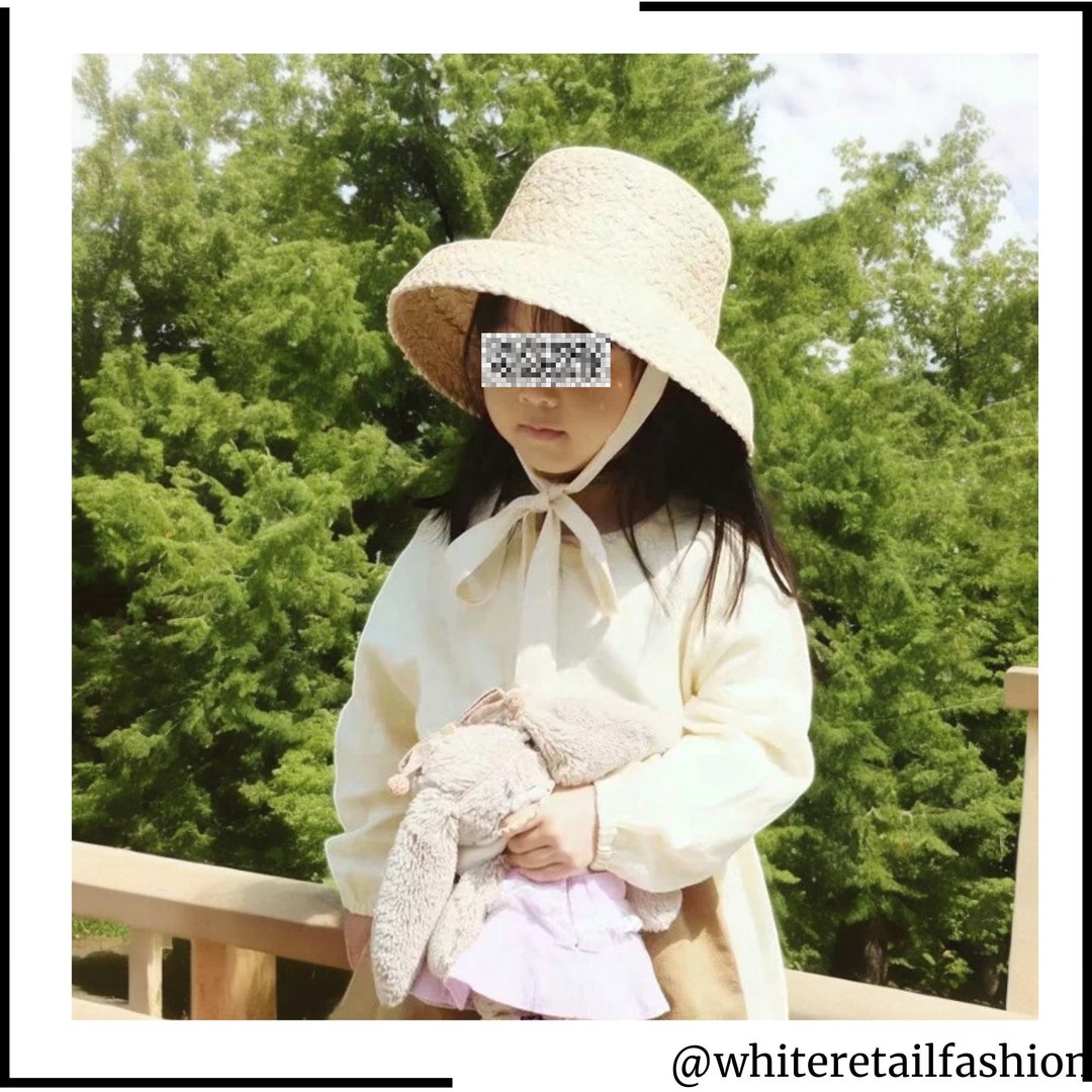 Hand-knitted Sun Hats Raffia Retro Summer Travel Sunscreen Beach ...