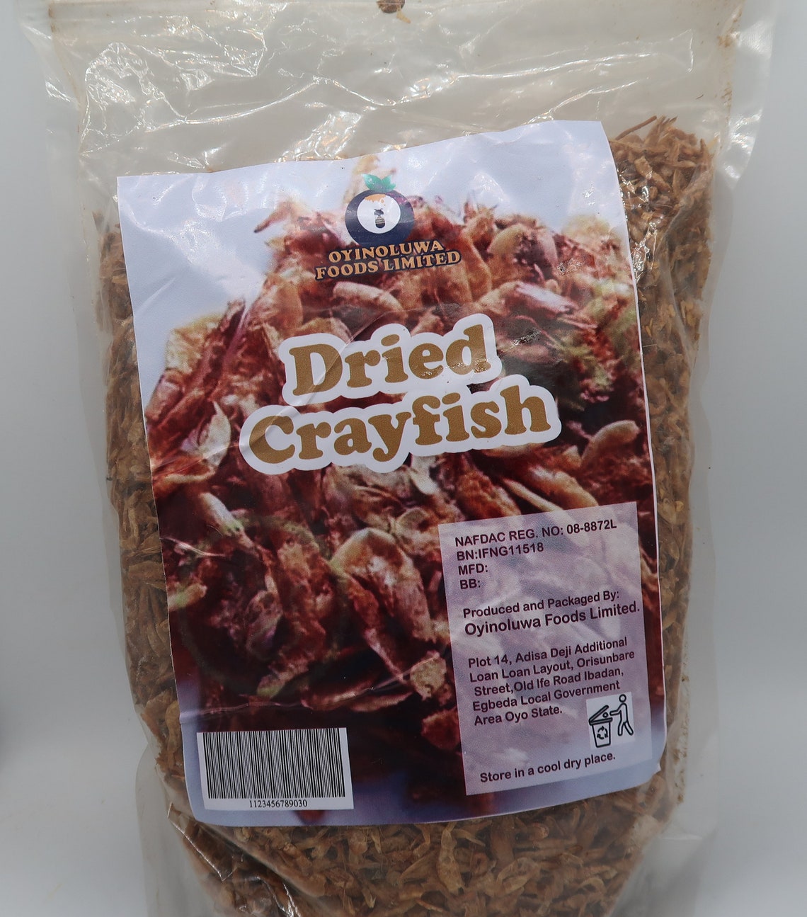 Dried Whole Crayfish (LARGE) by Oyinoluwa Foods Limited - Etsy