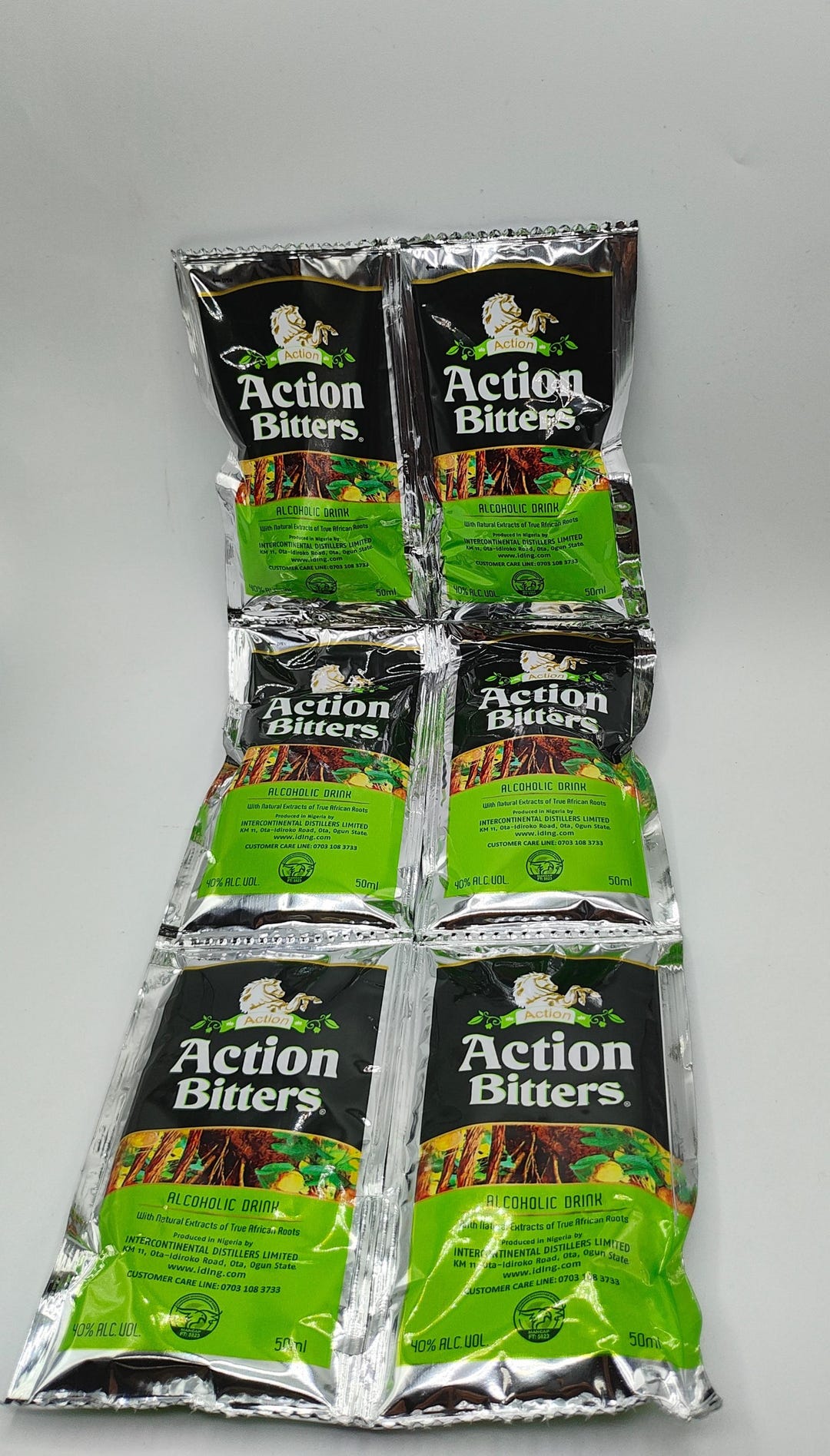 6 X 50ml Sachet Action Bitters Herbal Extracts Bitters From Nigeria - Etsy