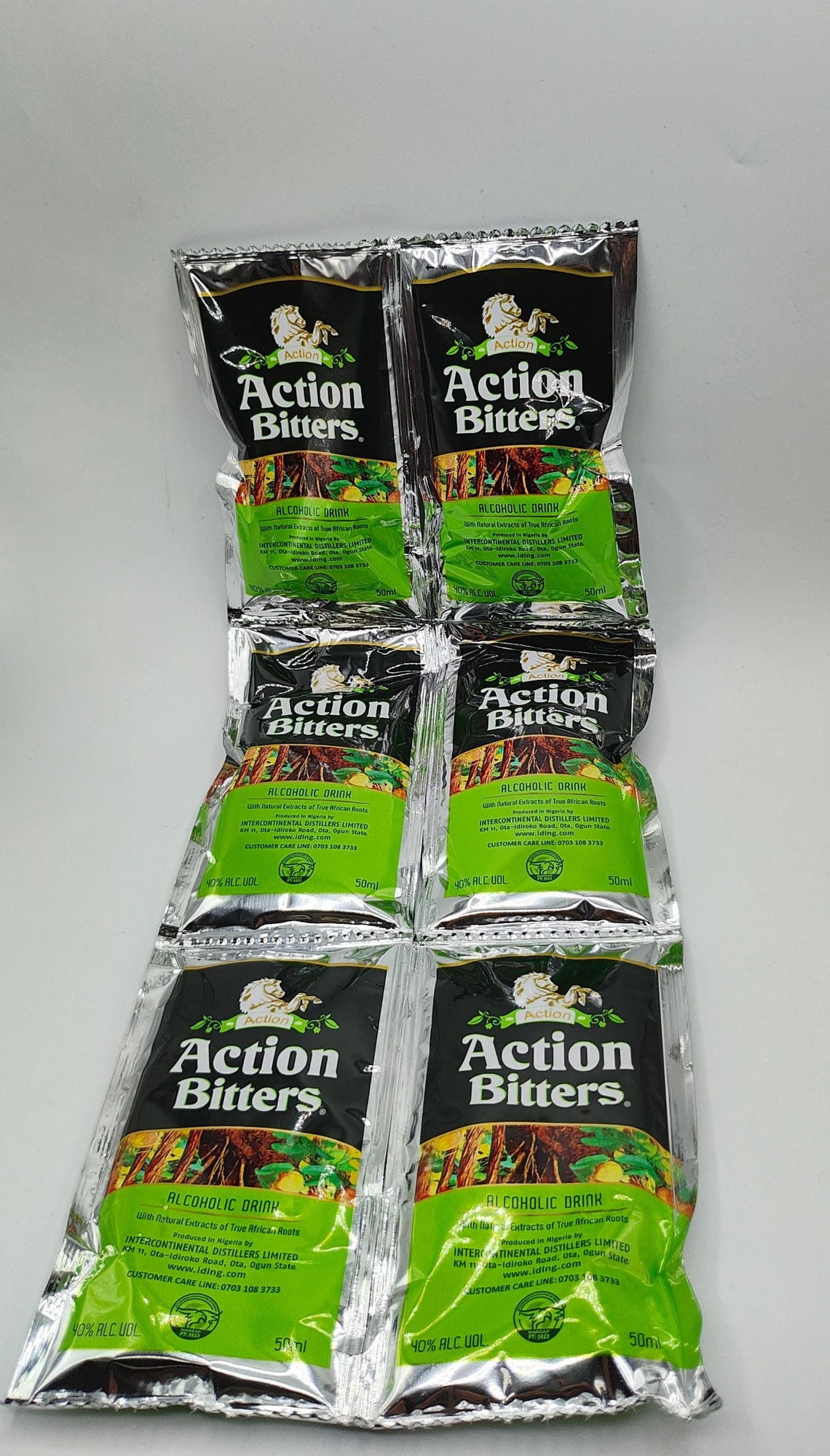 6 X 50ml Sachet Action Bitters Herbal Extracts Bitters From Nigeria - Etsy