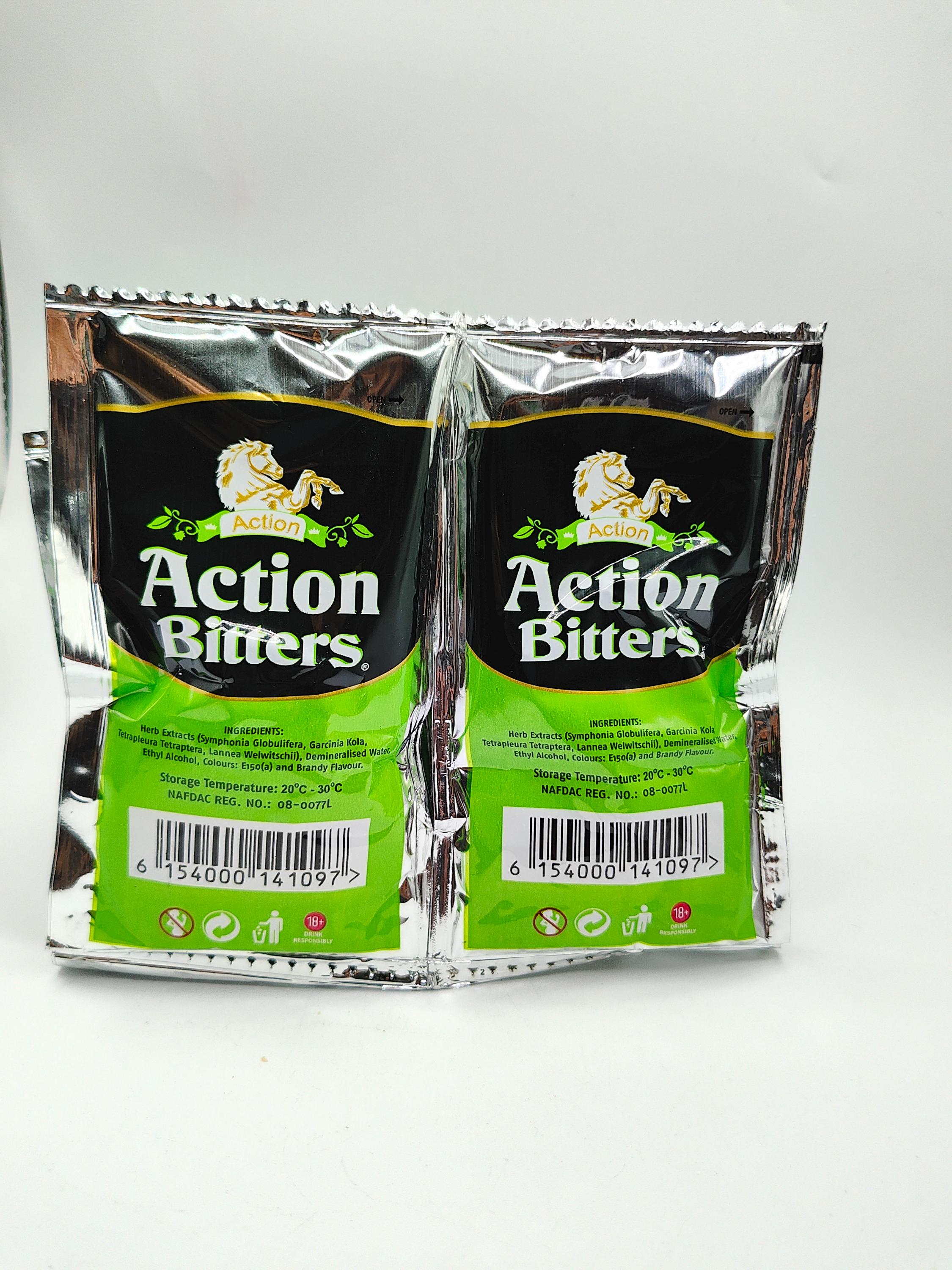 6 X 50ml Sachet Action Bitters Herbal Extracts Bitters From Nigeria - Etsy