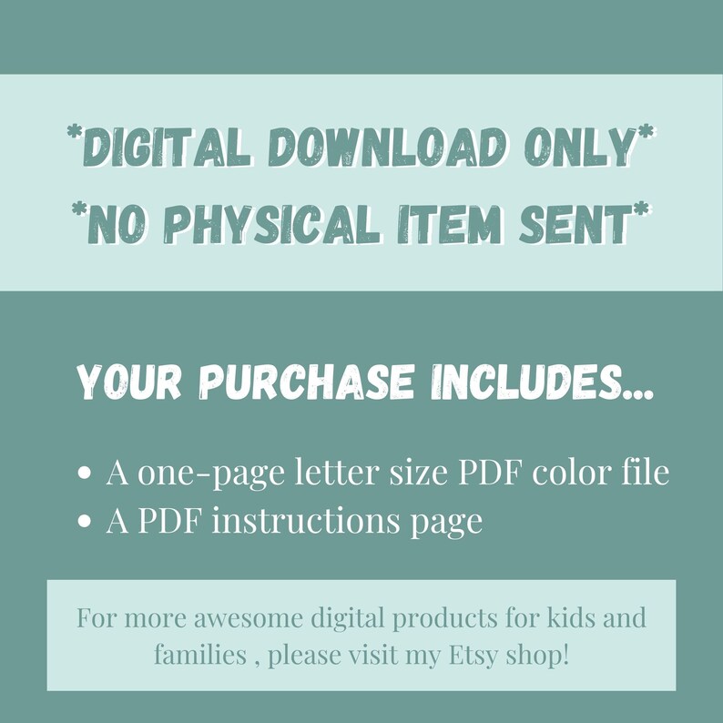 Kids Habit Tracker Symbols Digital Download Printable for Moms Dads ...