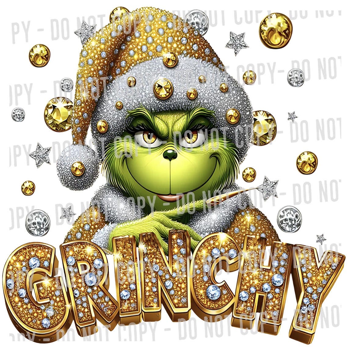 Diamond Grinch Png Files 4 Images - Etsy