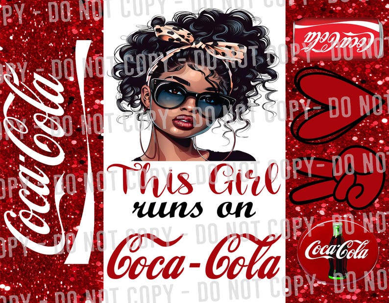 Coke Sublimation-girl Runs on Coca-cola PNG. JPEG & SVG - Etsy