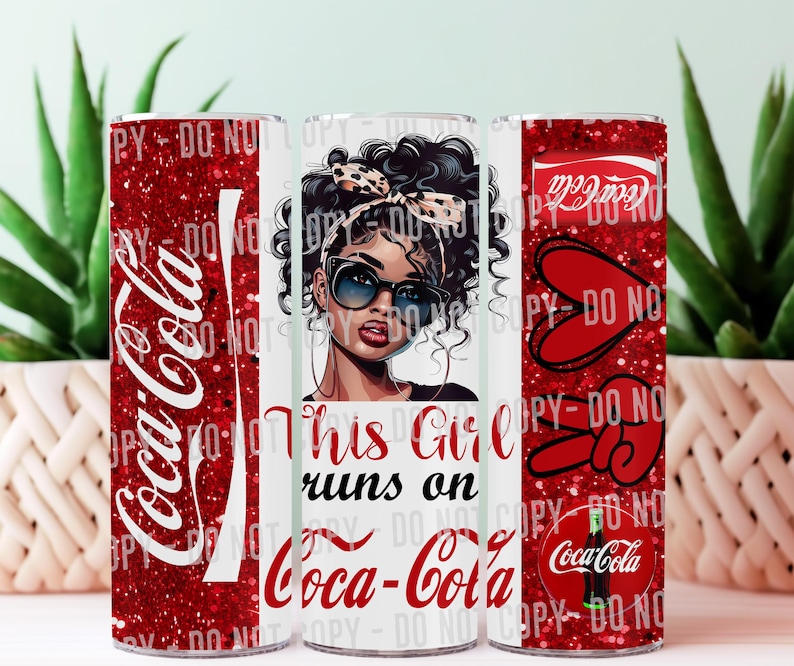 Coke Sublimation-girl Runs on Coca-cola PNG. JPEG & SVG - Etsy