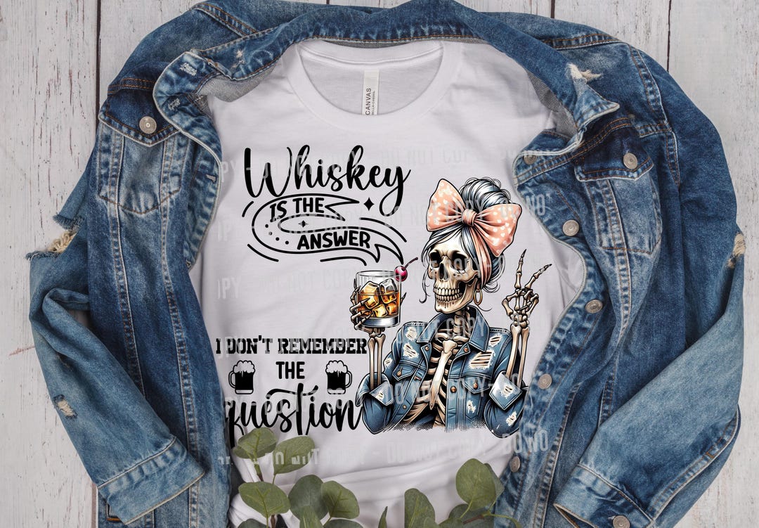 Whiskey is the Answer PNG - Etsy