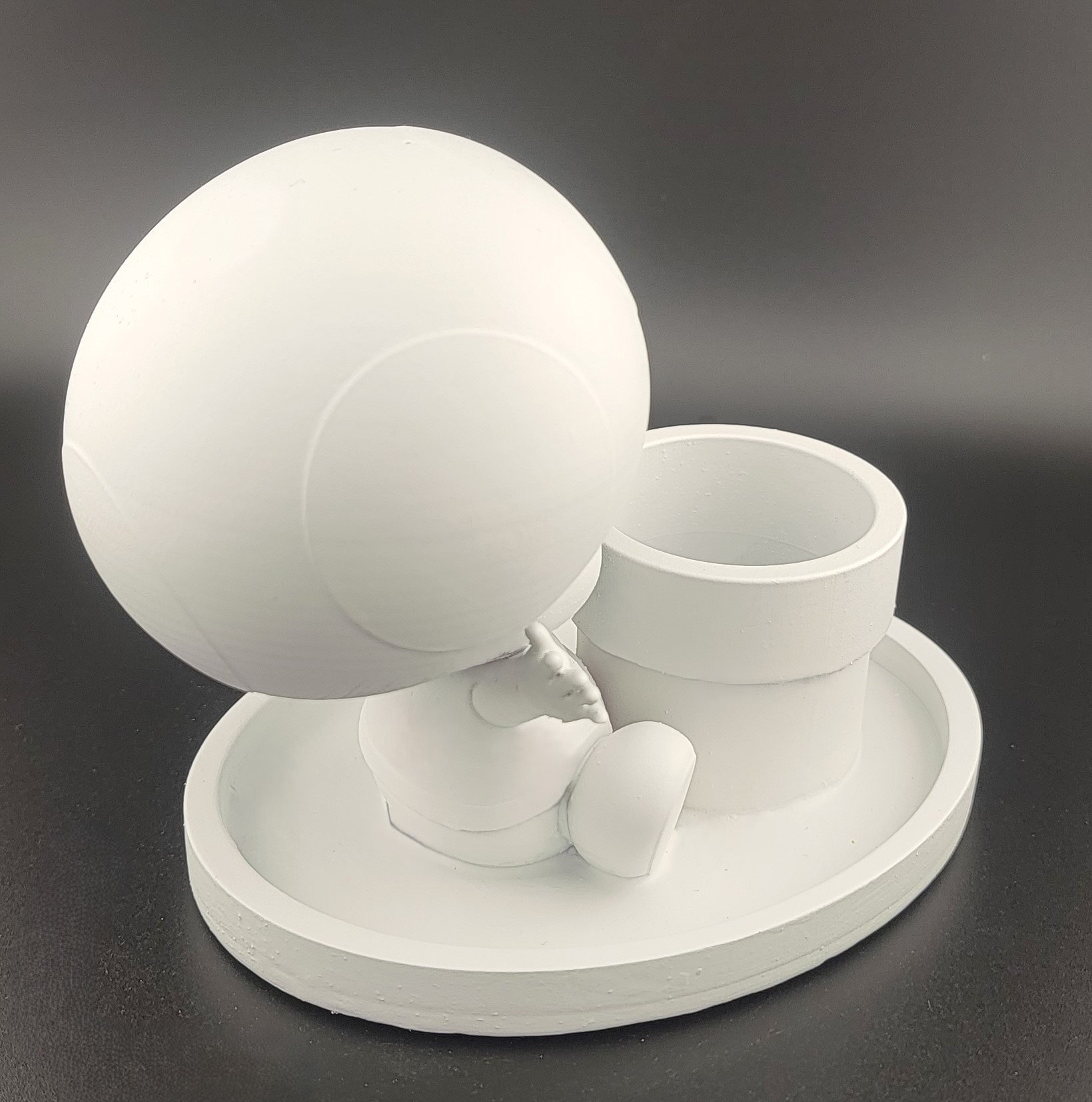 Mario Bros Toad Planter unfinished Only - Etsy