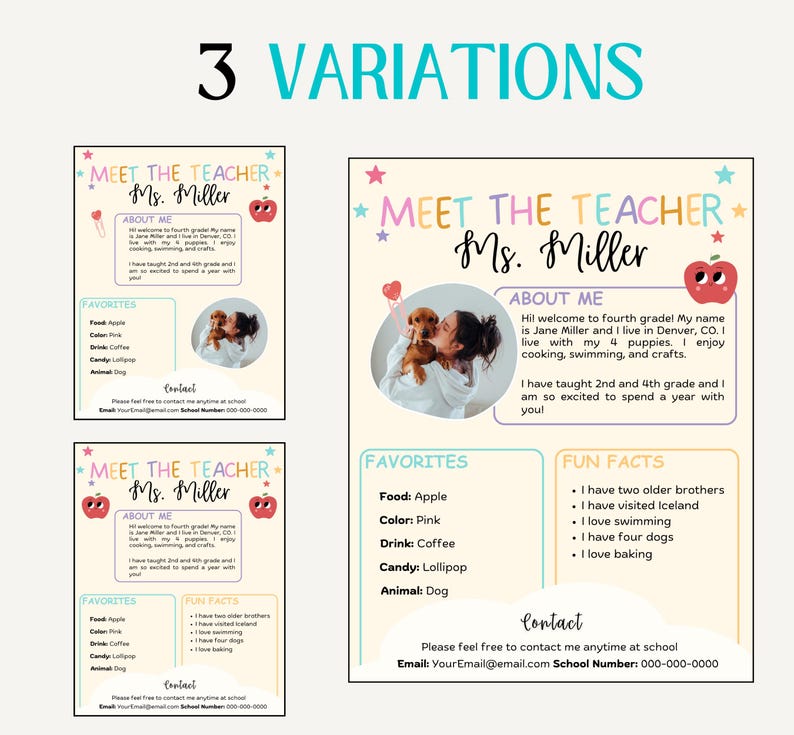 Editable Meet the Teacher Template: Boho Back to School Flyer (canva ...