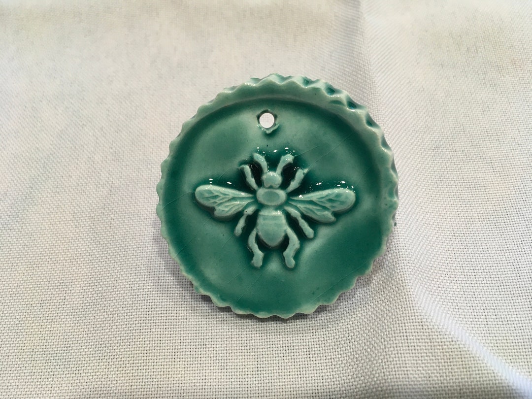 Mini Turquoise Bee Tile - Etsy