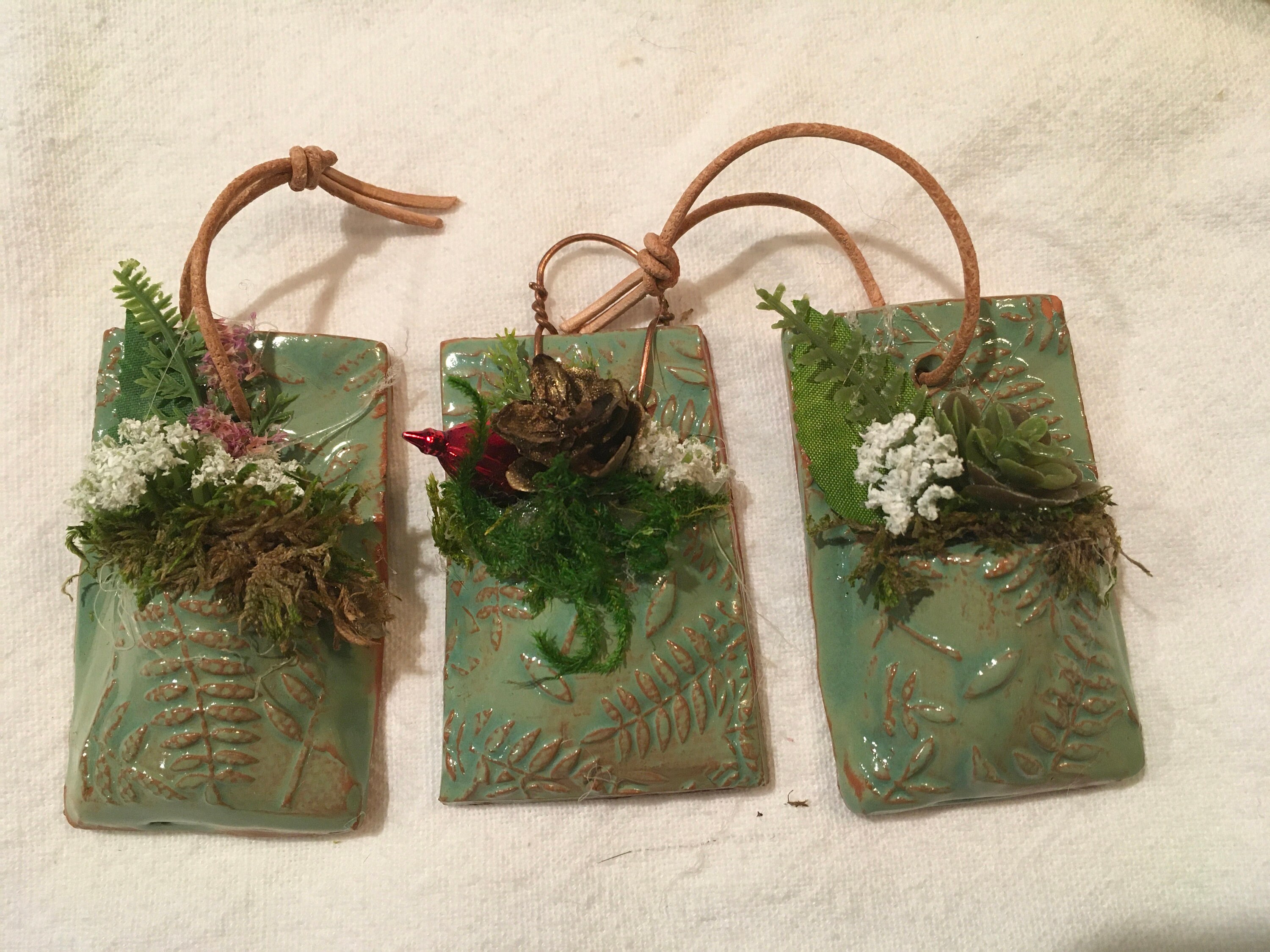 Mini Wall Pocket With Florals - Etsy