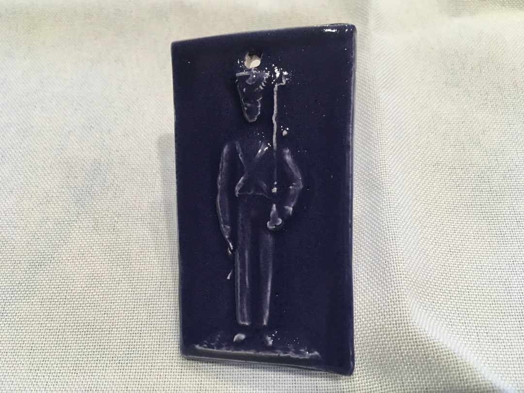Mini Blue Toy Soldier Tile - Etsy