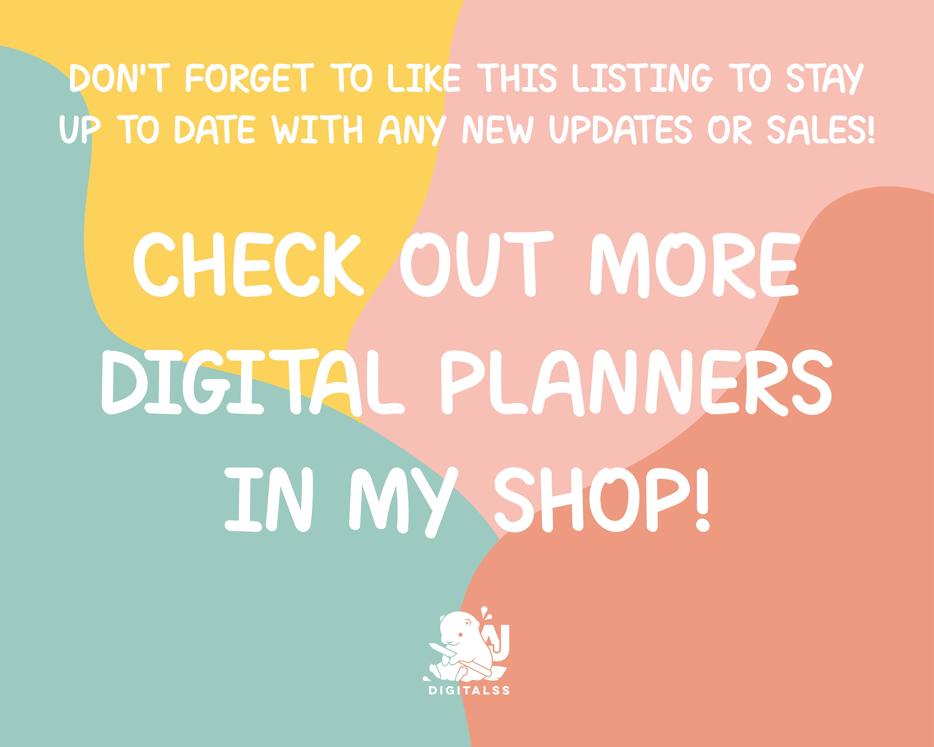 Yearly Digital Planner | Goodnotes Template | Undated Yearly Planner ...