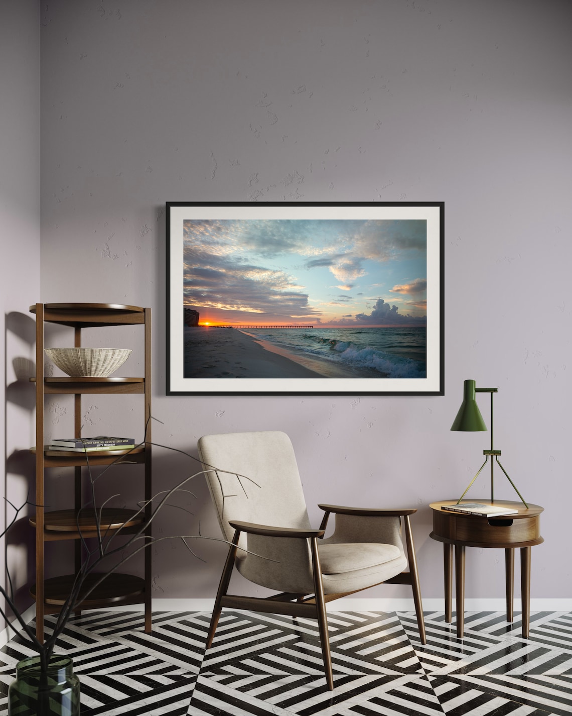 Beach Sunrise, Florida Sunrise, Large Wall Art, Home Decor, Canvas Art ...