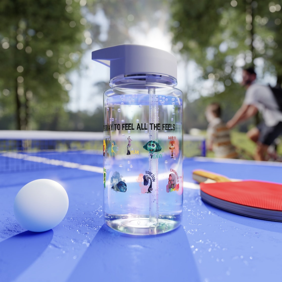Inside Out 2 Emotions Water Bottle Tumbler for Kids Eco-friendly Back ...