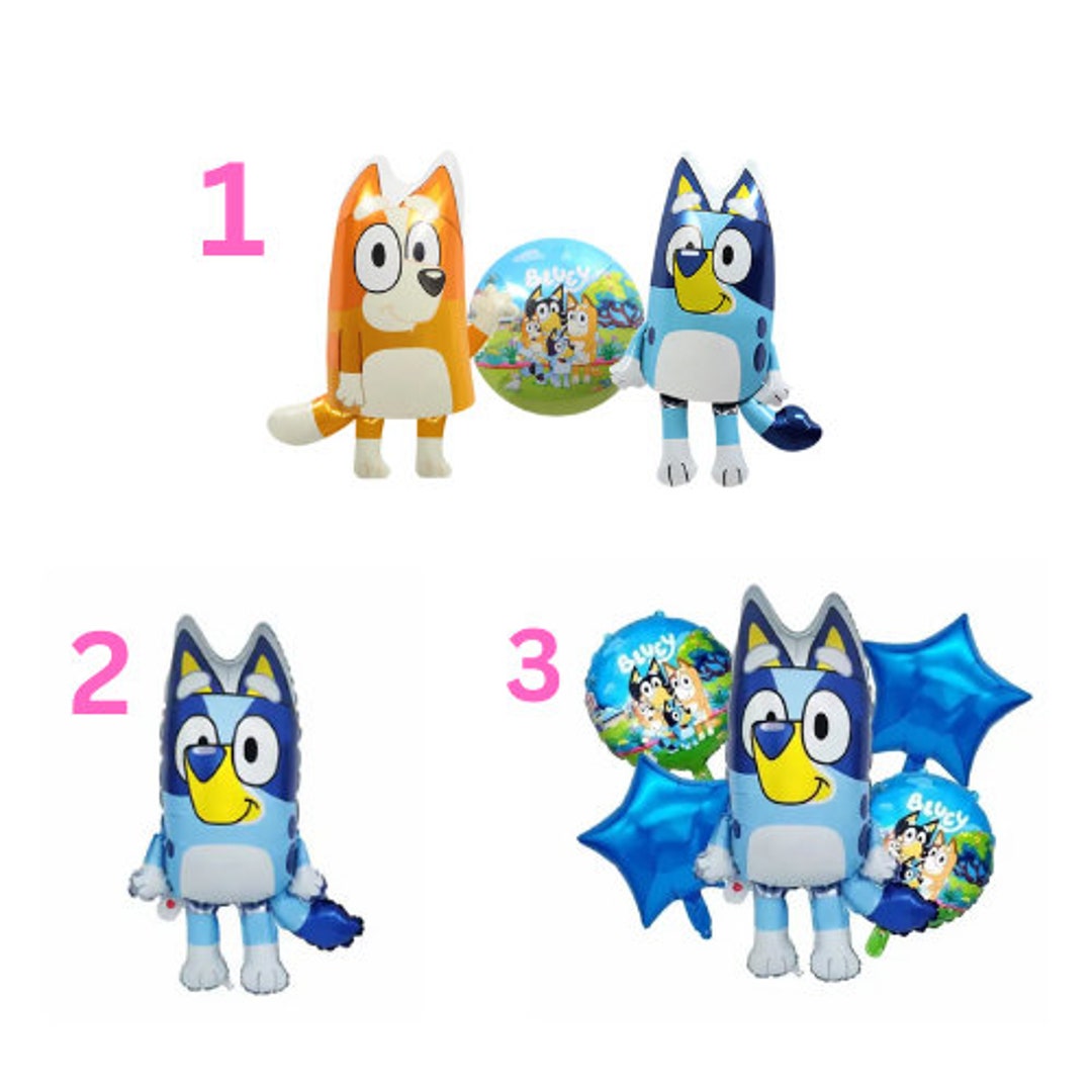 Bluey Decorations Party Gift Bingo Balloons Bluey Birthday Party Set ...