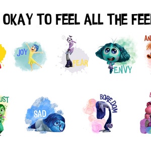 Inside Out 2 Emotions Water Bottle Tumbler for Kids Eco-friendly Back ...