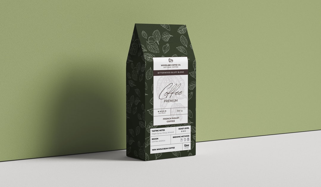 Bitterwood Bluff Coffee, Organic Dark French Roast Coffee, South ...