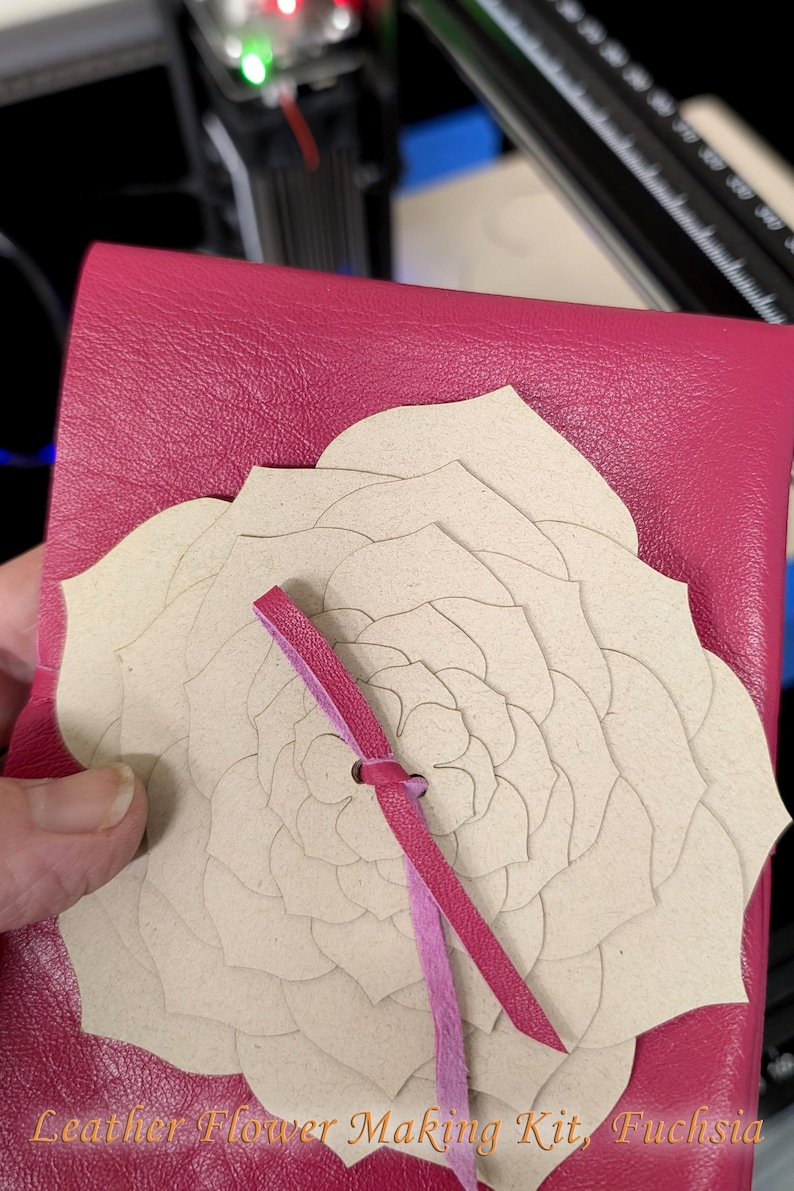Leather Flower Making Template – PDF File | SINGLE Flower Petal Layer ...