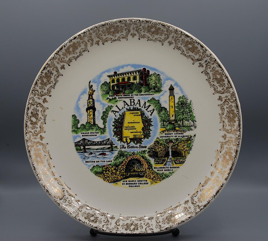 Commemorative US State Plates Collectables - Etsy