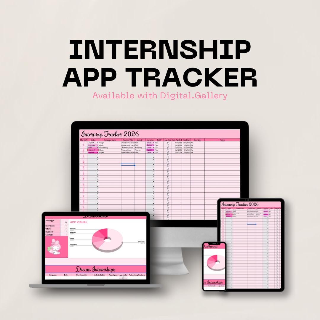 Internship Application Tracker - Etsy