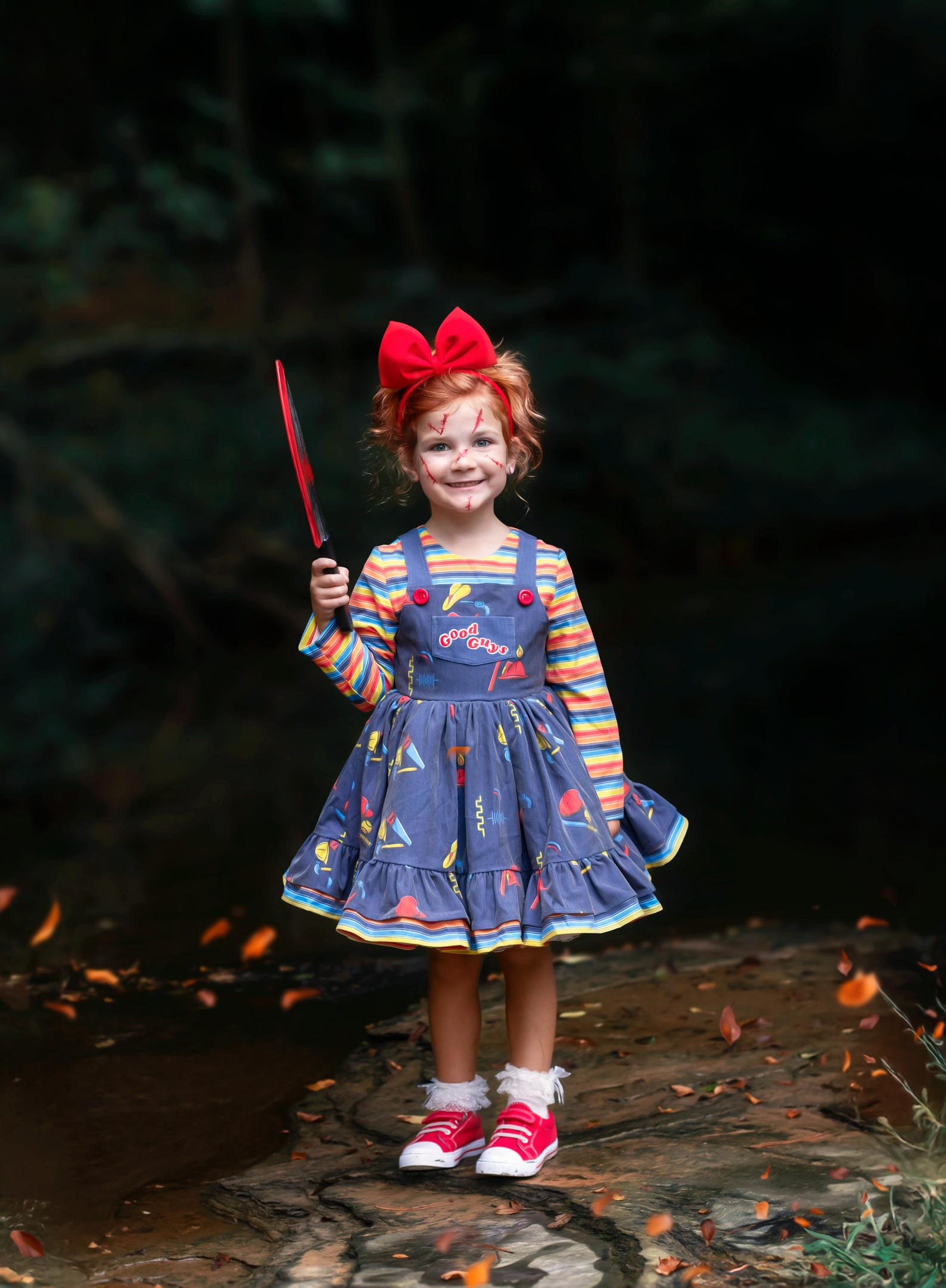 Girls Chucky Costume, Cute Chucky Costume, Child's Play Costume, Girls ...