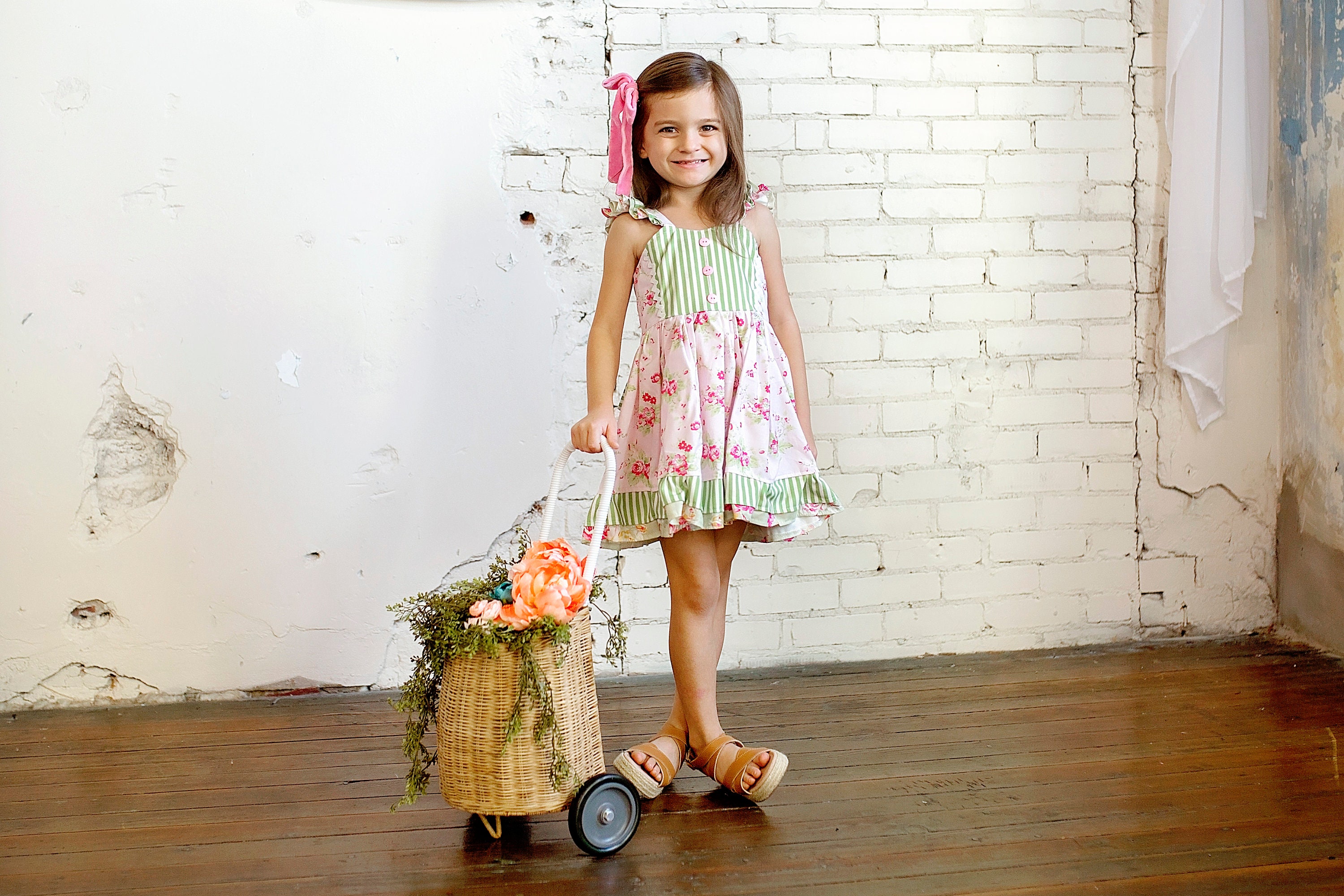 Girls Easter Dress, Girls Spring Dress, Girls Floral Dress, Flower Girl ...