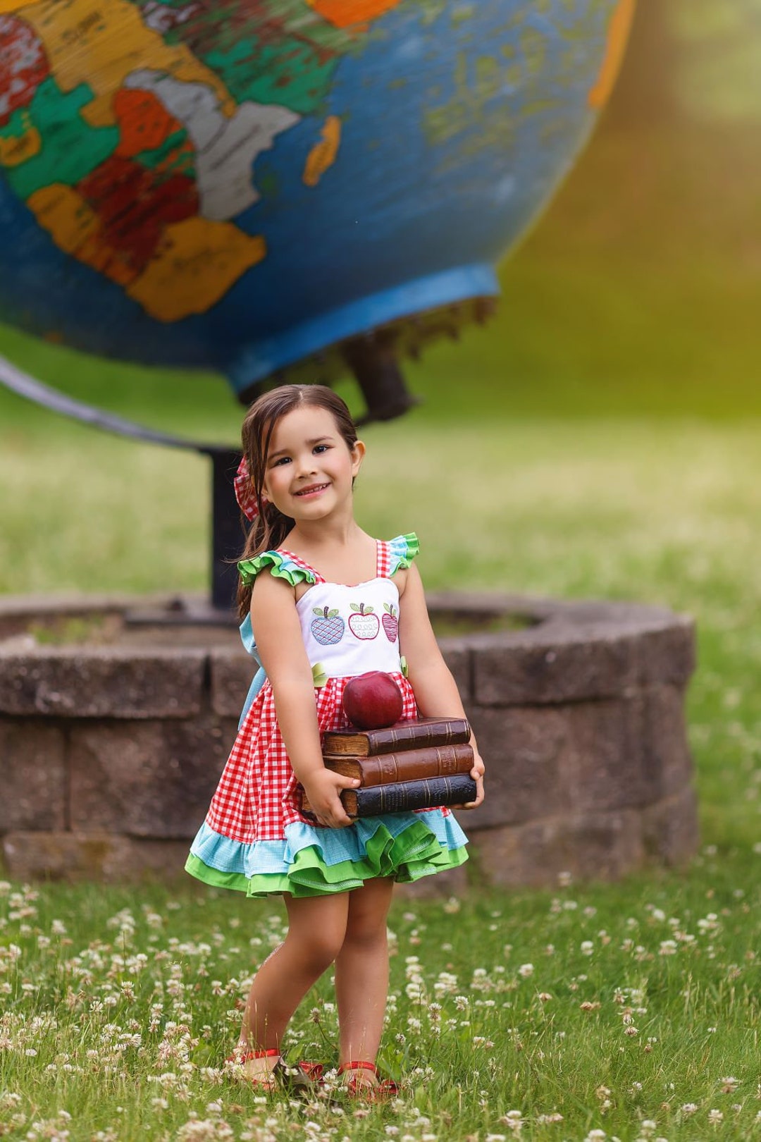 Girls Back to School Dress, Girls School Dress, First Day of School ...