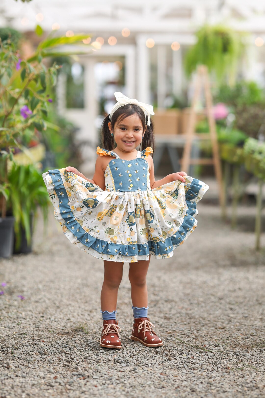 Girls Bee Dress, Bee Dress, Bee Party Dress, Toddler Bee Dress, Happy ...
