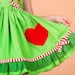 Girls Grinch Dress, Grinch Inspired Dress, Girls Christmas Dress, Baby ...