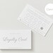 Elegant Esthetician Loyalty Card Template – Loyalty Beautician Card ...